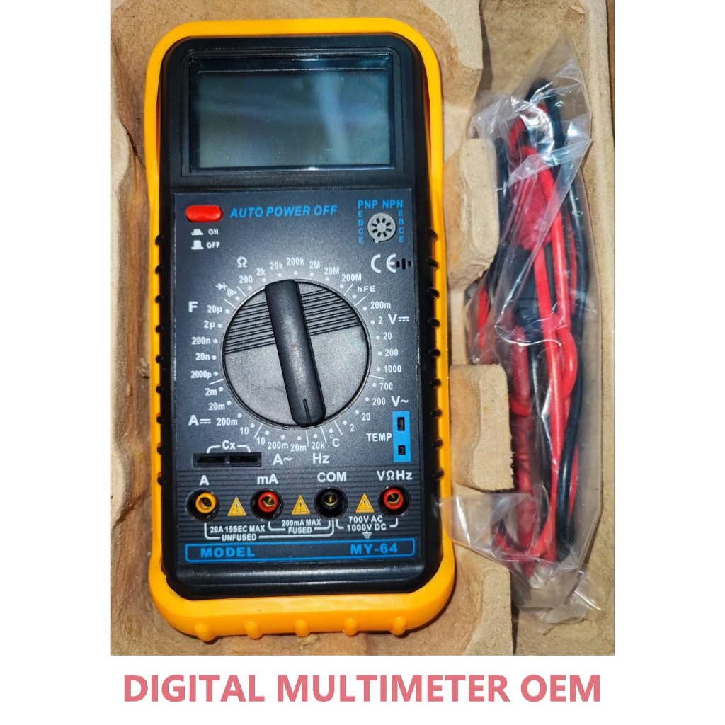 Digital Multimeter OEM มัลติมิเตอร์ ดิจิตอล เครื่องมือวัดอเนกประสงค์ มี ...
