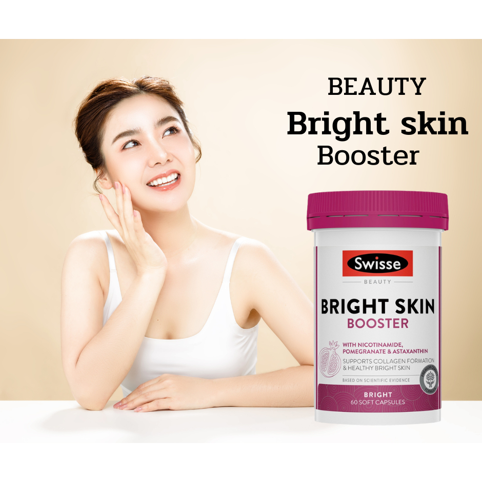 Swisse Beauty Bright Skin Booster ขนาด 60แคปซูล | Shopee Thailand