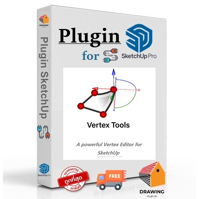 Vertex.Tools.2.0.6 (ปลั๊กอินจุดยอด) Plugin for Sketchup 2017-2022 ...