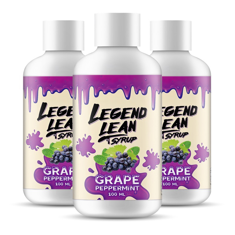 Legend Lean 100ml (องุ่น&หมาก)แถมสติ๊กเกอร์ทุกออเดอร์ | Shopee Thailand