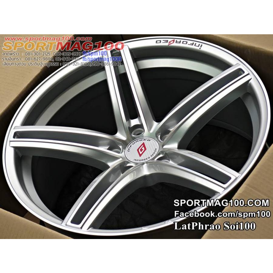 ล้อแม็กซ์ Inforged CV5 สีซิลเวอร์หน้าเงา หน้า8.5 หลัง9.5 19นิ้ว 5รู114 ET42/40 [19037] | Shopee ...