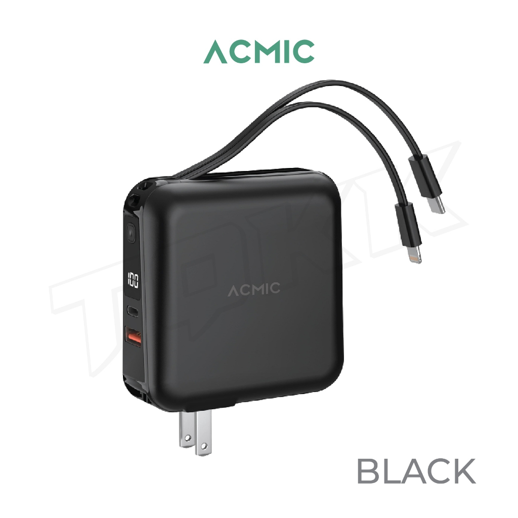 ACMIC รุ่น W15 Power bank 15000mAh แบตสำรอง พาวเวอร์แบงค์ ชาร์จเร็ว ...