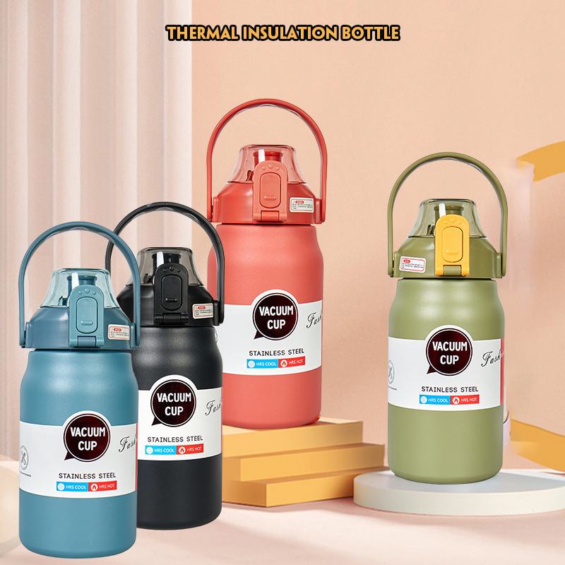 J072 กระติกน้ำ ขวดนำ้ 1.3L/800ml/1.7L แท้งค์สแตนเลส 316 กระติกน้ำเก็บความร้อน | Shopee Thailand