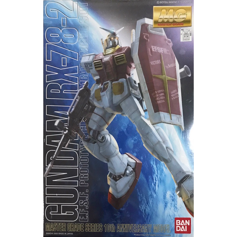Mg 1/100 RX-78-2 Master Grade Series 10th Anniversary Model | Shopee ...