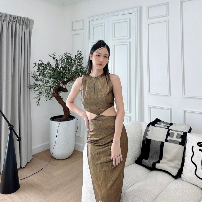 CHANUN-Logan dress เดรสแขนกุดเว้าเอว (CN-059) | Shopee Thailand
