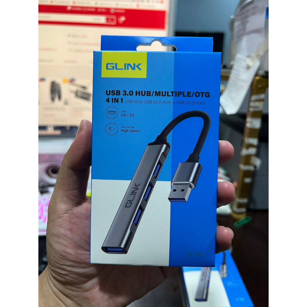 Glink GL-029A , GL-029C USB & USB-C to USB ตัวเพิ่มช่อง USB HUB 4 Port ...