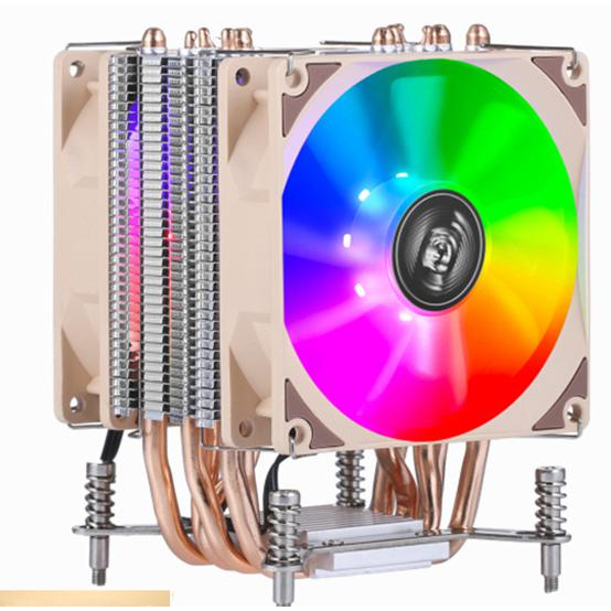 พัดลมซีพียู 4-6ท่อ Intel X79 X99 X299 LGA 2011 2011-3 2066 FAN CPU ...