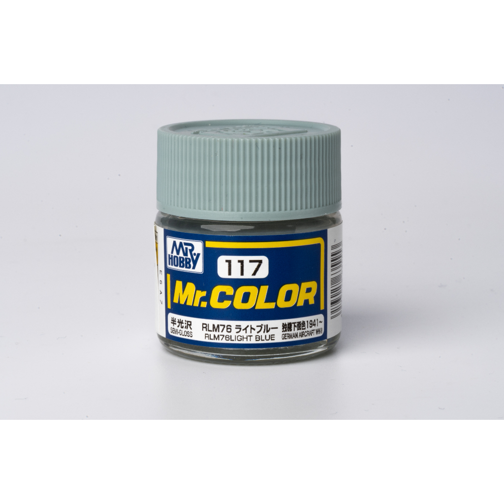 สีสูตรทินเนอร์ Mr.color 117 RLM76 Light Blue | Shopee Thailand
