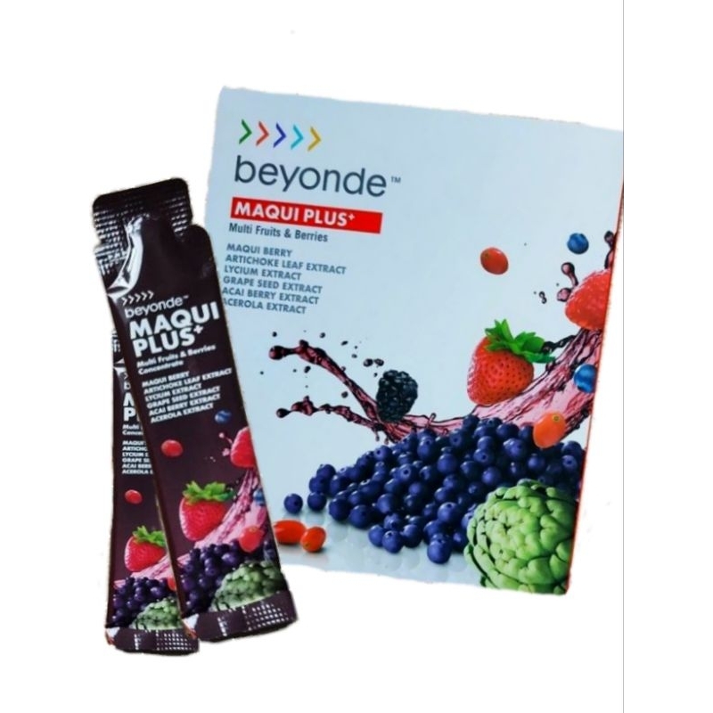 บียอนด์ มากิพลัส Beyonde Maqui Plus น้ำผลไม้สกัดจากตระกูลเบอร์รี่ ซุปเปอร์ฟรุตเข้มข้นรวม 12ชนิด ...