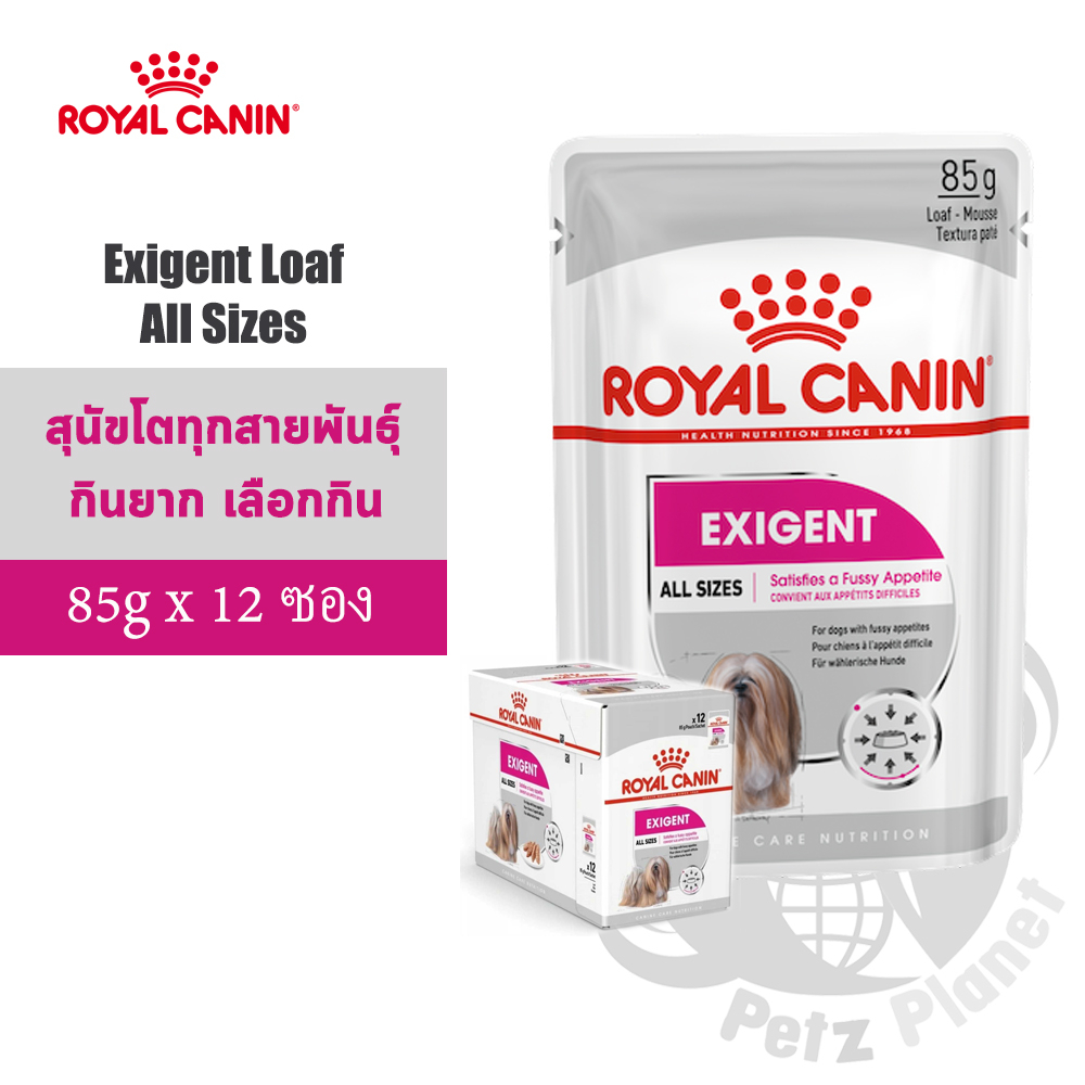 Royal Canin Exigent Loaf อาหารสำหรับสุนัขโตทุกสายพันธุ์ ช่างเลือกอาหาร ...