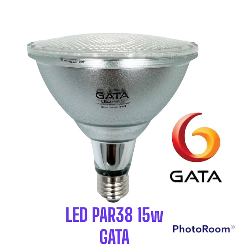 หลอด LED PAR38 15w 3000K GATA รับประกัน 1 ปี กันน้ำ ใช้ภายนอกได้ ...