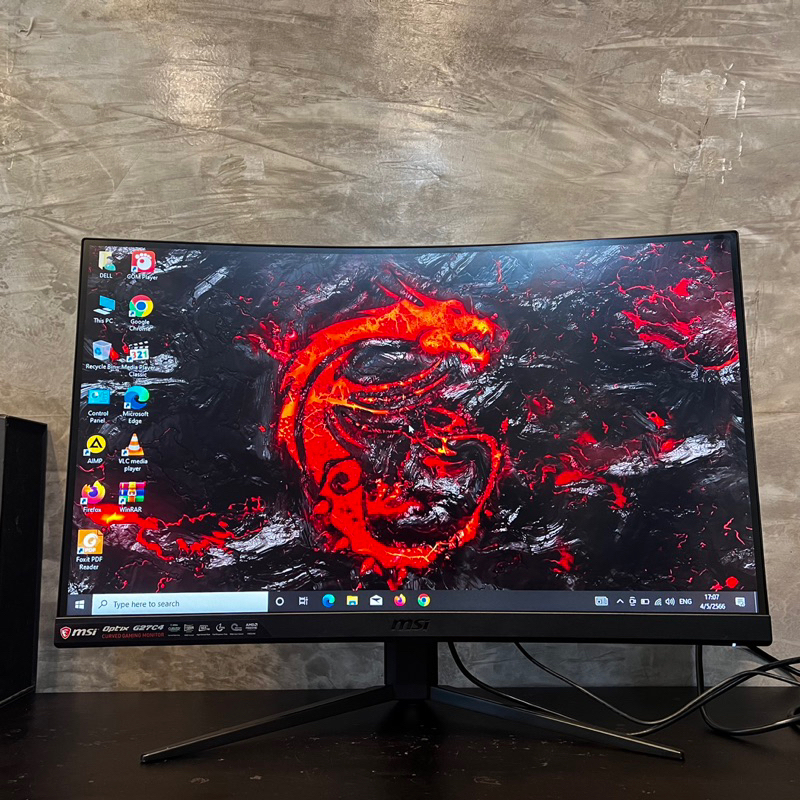 MONITOR (จอมอนิเตอร์) MSI G27C4 27" VA OPTIX CURVED 165Hz FREESYNC ...