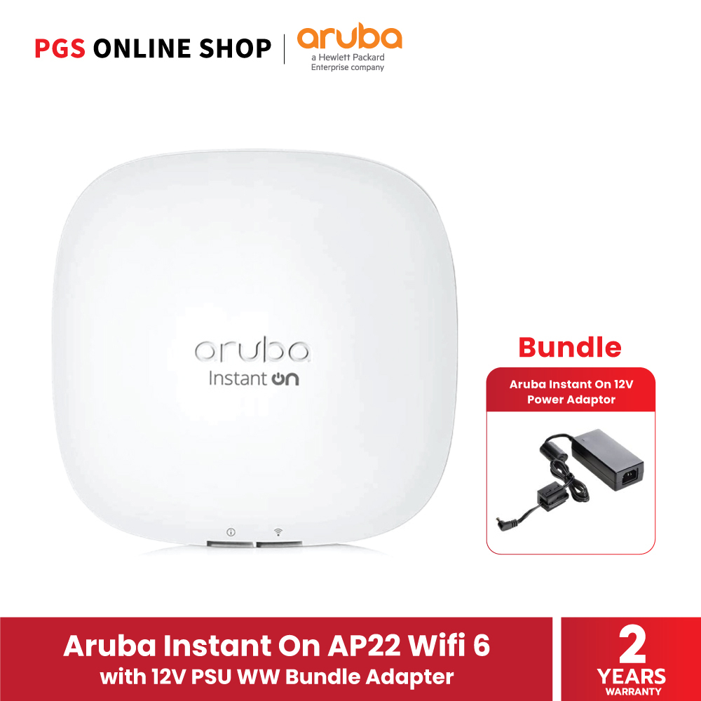 Aruba Instant On AP22 (R6M51A) Indoor Wi-Fi 6 อุปกรณ์กระจายสัญญาณ 802 ...
