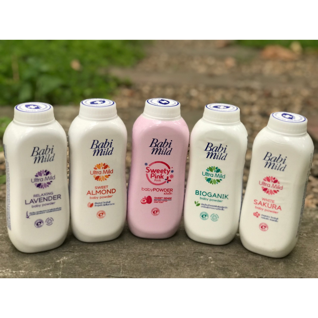 Babi Mild Baby Powder เบบี้มายด์ แป้งเด็ก 160-180g. | Shopee Thailand