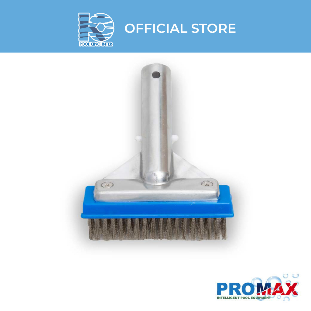 PROMAX 5" Stainless Steel Swimming Pool Brush แปรงขัดสระว่ายน้ำ ขนาด 5 นิ้ว วัสดุสแตนเลส ด้ามจับ ...