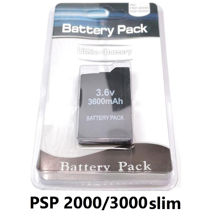 แบต PSP รุ่น 1000 2000 3000 3600mah แบตเตอร์รี่ มือ1 (PSP Battery 1000)(แบตเตอร์รี่ PSP)(แบต PSP ...