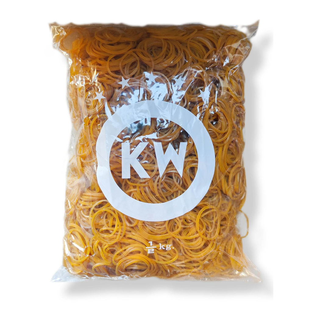 หนังยาง KW วงเล็ก หนังยางเกรดดี ยืดหยุ่นสูง แพ็คละ 500 กรัม | Shopee ...