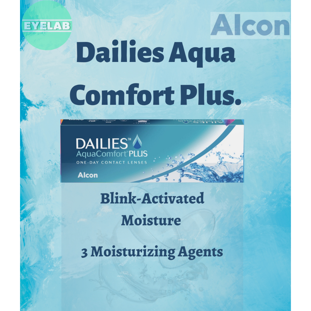 คอนแทคเลนส์รายวัน - Dailies Aqua Comfort plus | Shopee Thailand
