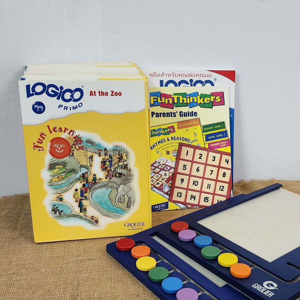 GROLIER LOGICO PRIMO 20 เกมฝึกอัจฉริยะเสริมทักษะ ชุด 20 เล่ม ของแท้ ...