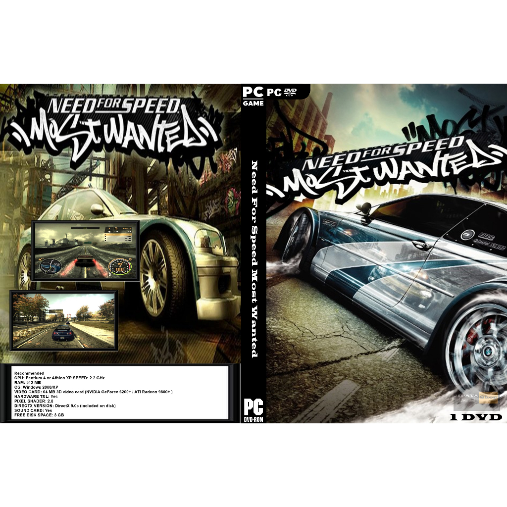 แผ่นเกมส์ PC Need For Speed Most Wanted [2005] (1DVD) | Shopee Thailand