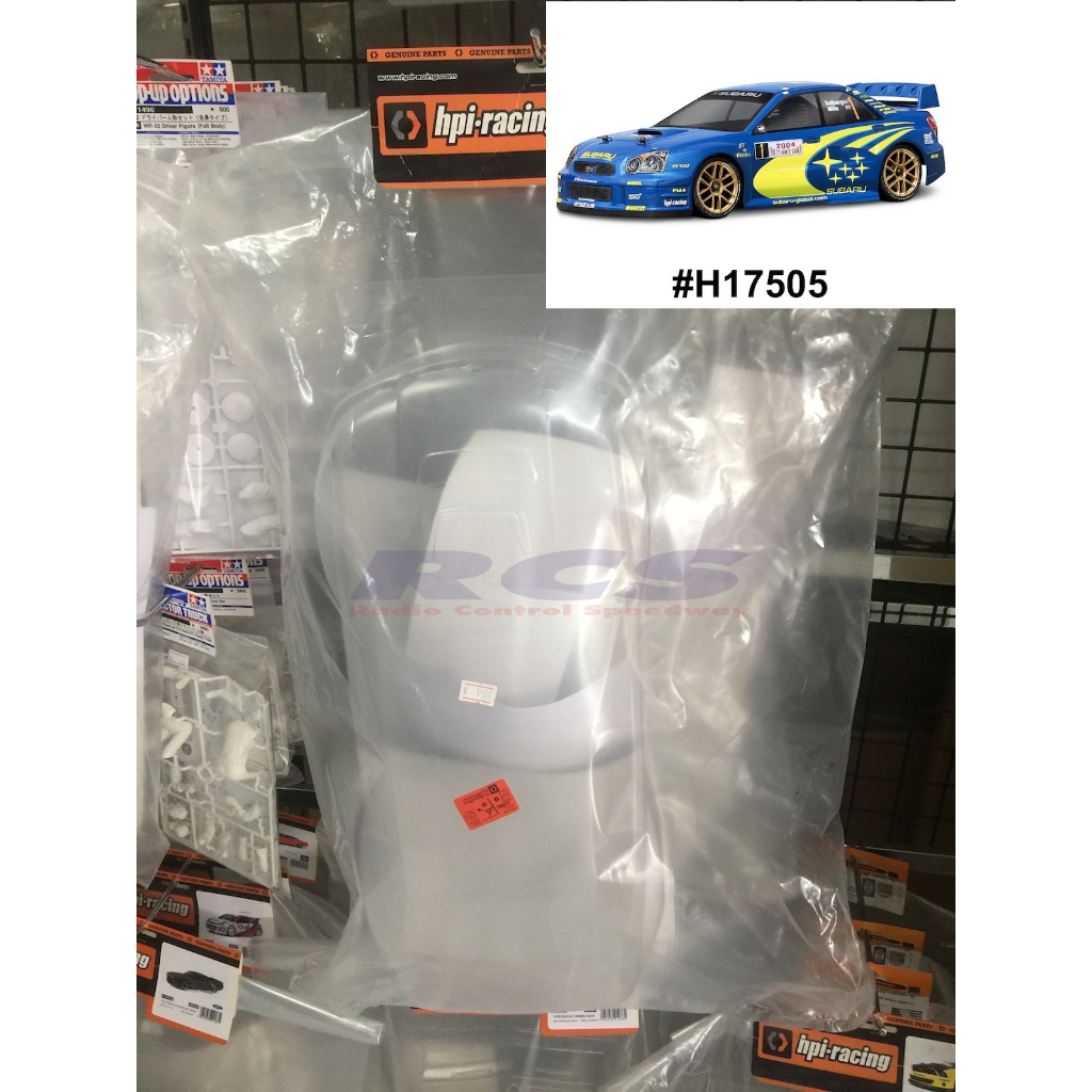 HPI 17505 บอดี้ 2004 SUBARU IMPREZA WRC wheelbase 255mm ความกว้างประมาณ ...