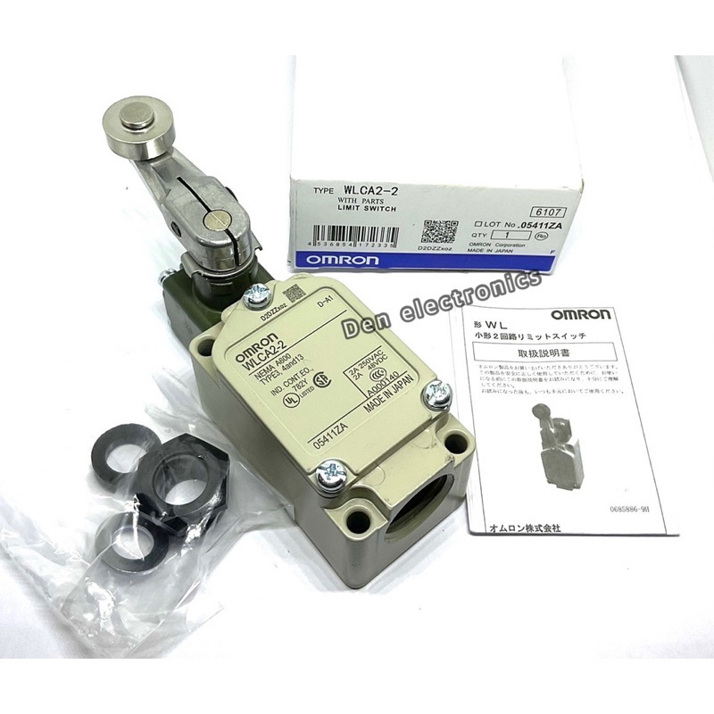 ลิมิตสวิตซ์ Omron แท้ LIMIT SWITCH รุ่น WLCA2-N WLCA2-2N WLCA2-2 WLCA12 ...