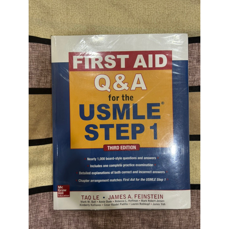 หนังสือ FIRST AID Q&A for the USMLE STEP 1 ,Third edition | Shopee Thailand