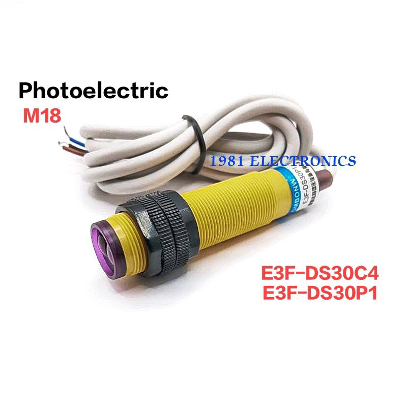 E3F-DS30C4 E3F-DS30P1 โฟโต้เซ็นเซอร์ รุ่น. E3F ระยะจับวัตถุ 10-30CM ...