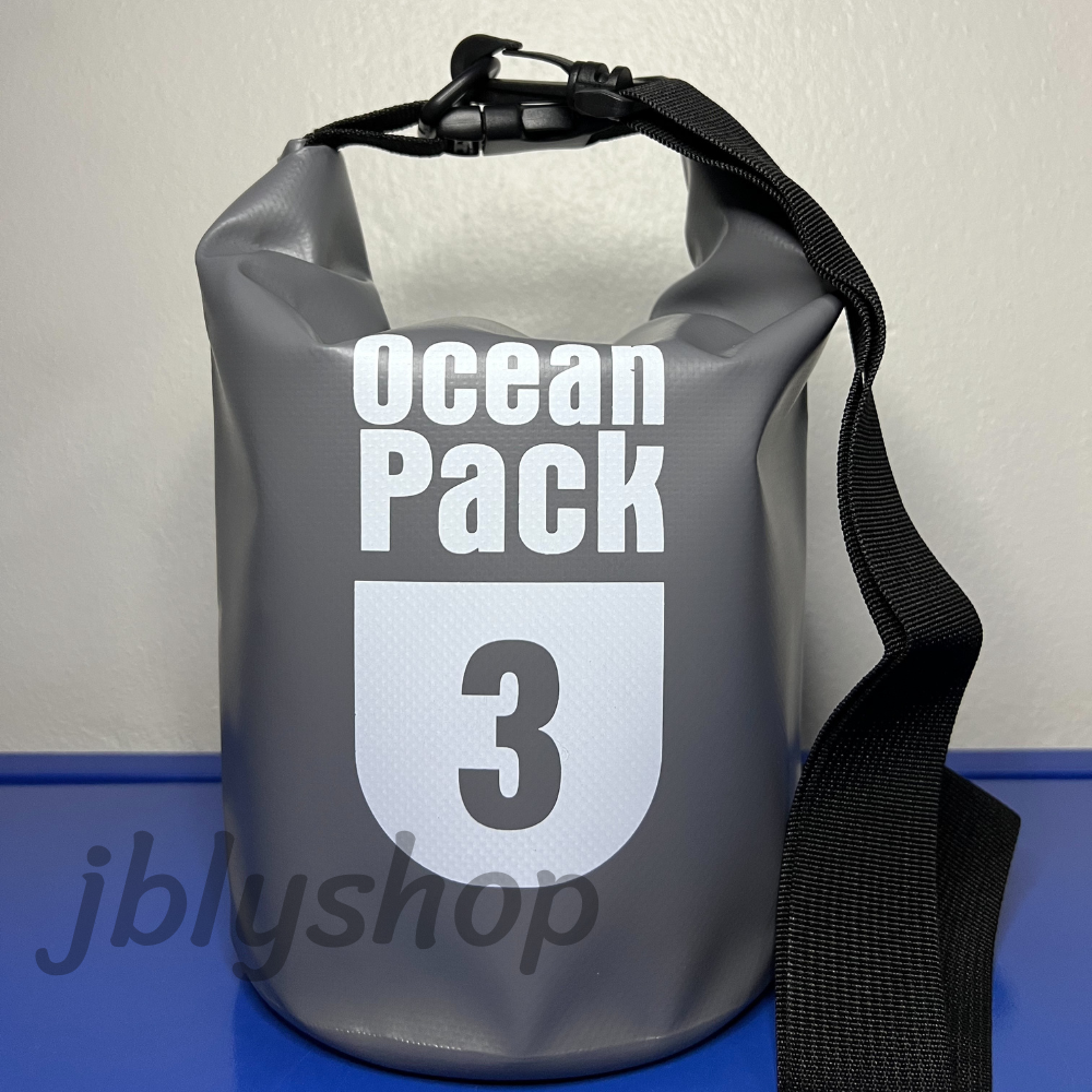 กระเป๋ากันน้ำ ถุงกันน้ำ Ocean pack ขนาด2L - 3L พร้อมสาย กระเป๋าสะพาย ...