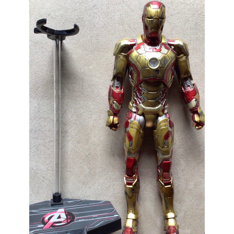 30cm Battle damage repainted Ironman mk42 action figure 1/6 Iron man mark42 hochoi | Shopee Thailand