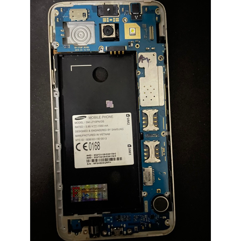 j710 j72016 บอร์ด j710 J72016 ใช้งานปกติ พร้อมกล้องหน้าหลัง | Shopee ...