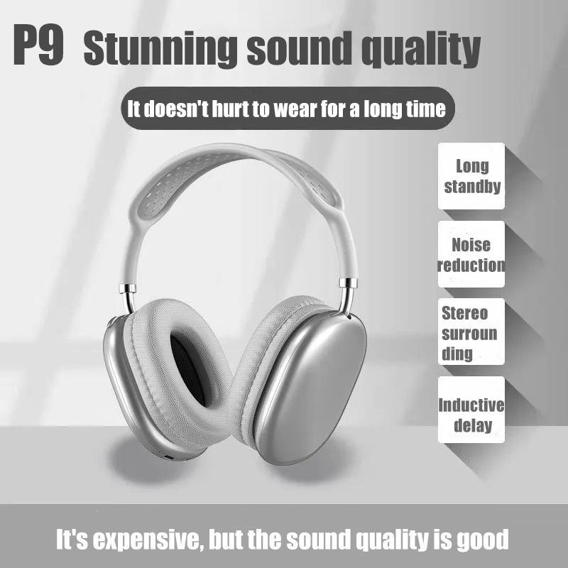 P9 Air Max พร้อมไมโครโฟนตัดเสียงรบกวน ชุดหูฟัง TWS หูฟังเสียงสเตอริโอ ...