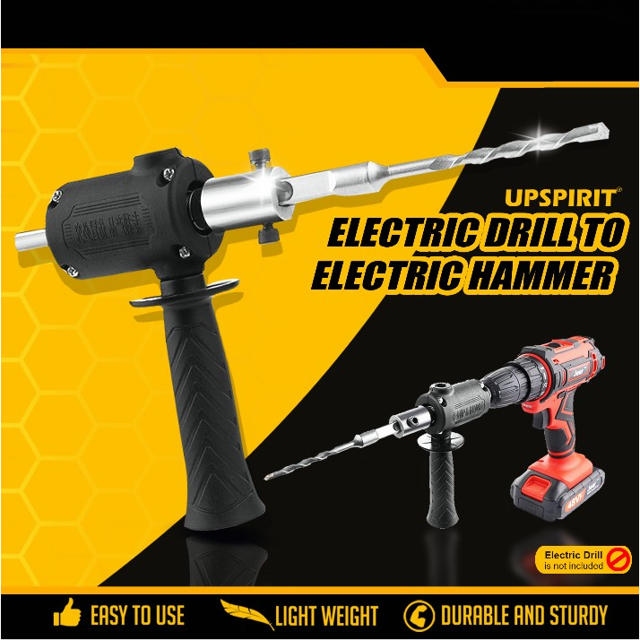 Electric Drill To Electric Hammer Converter Adapter Modified Rotary ...