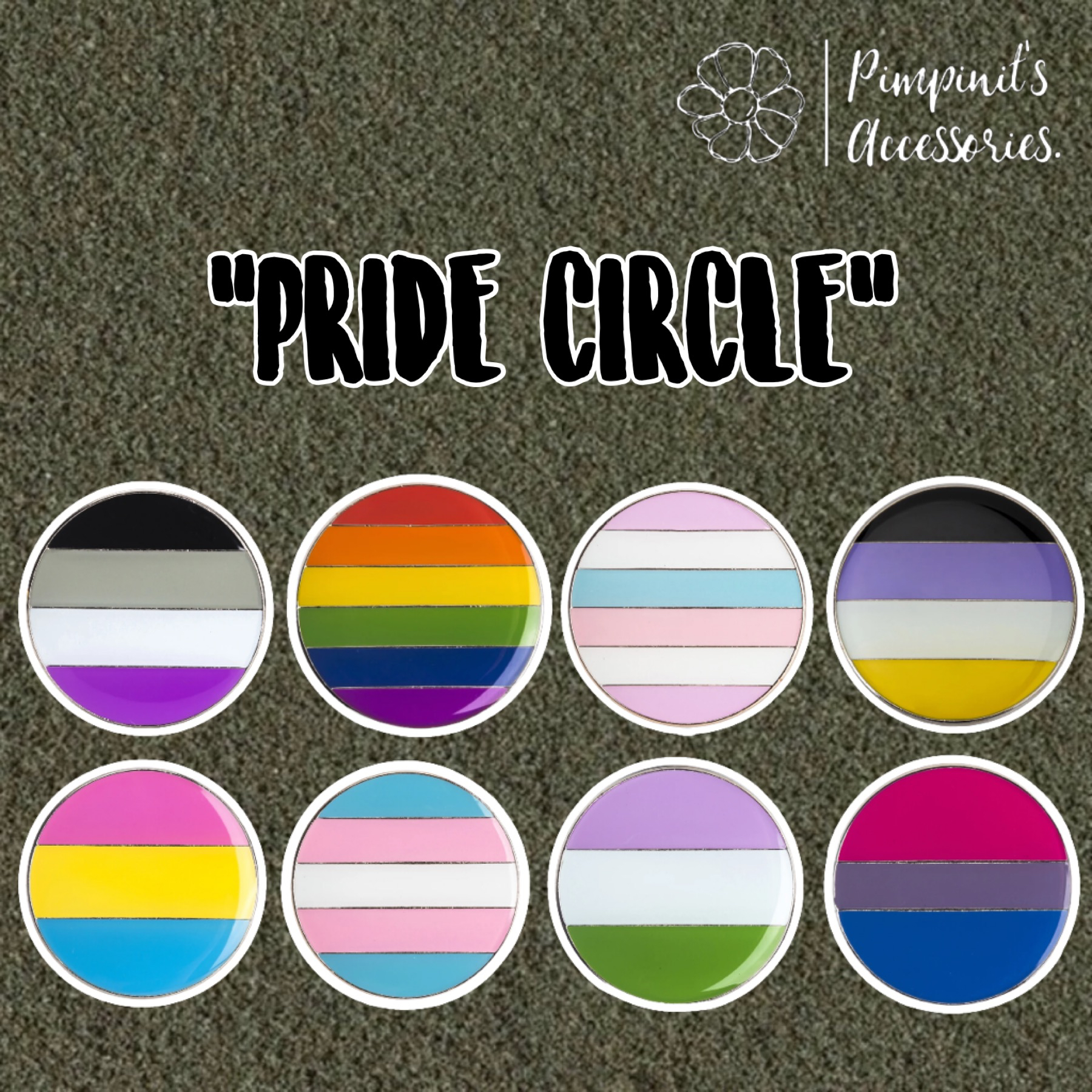 ʕ •ᴥ•ʔ พร้อมส่ง : เข็มกลัดลายวงกลมสัญลักษณ์ความหลากหลายทางเพศ | LGBTQ+ ...