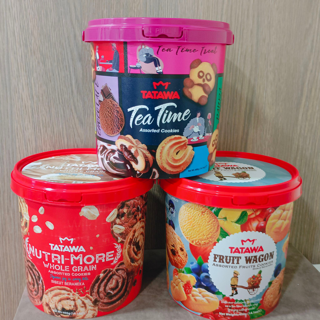 คุกกี้ถังTATAWA มีหูหิ้ว 400 กรัม | Shopee Thailand