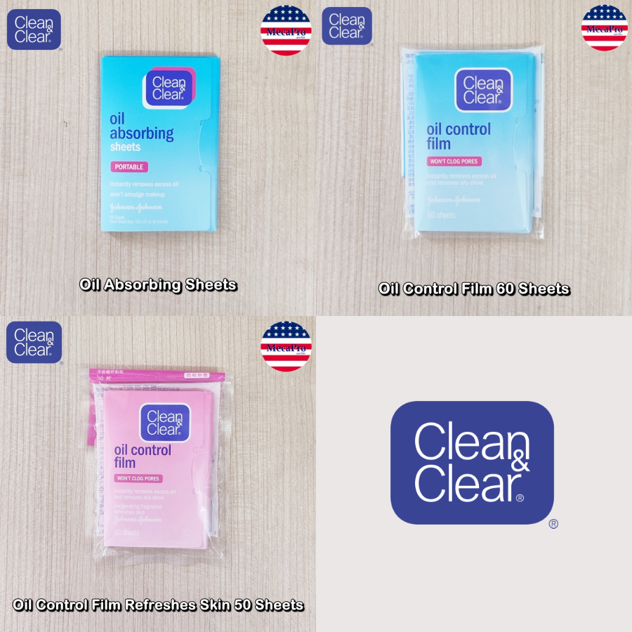 Clean & Clear® Oil Absorbing Sheets & Oil Control Film คลีน แอนด์ ...