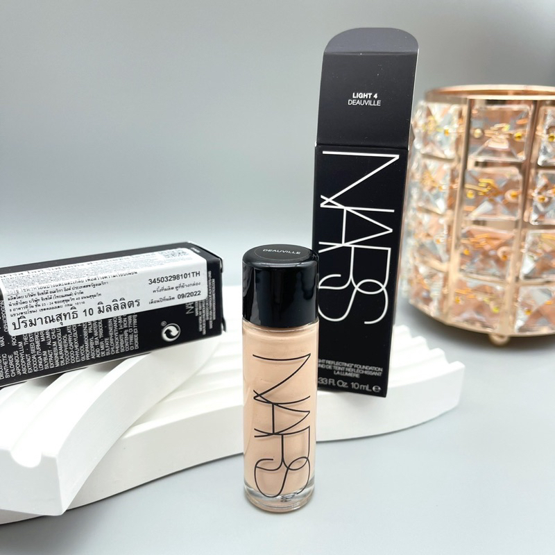 รองพื้นตัวใหม่!!! Nars Light Reflecting Foundation ขนาด 10 ml สี#deauville | Shopee Thailand