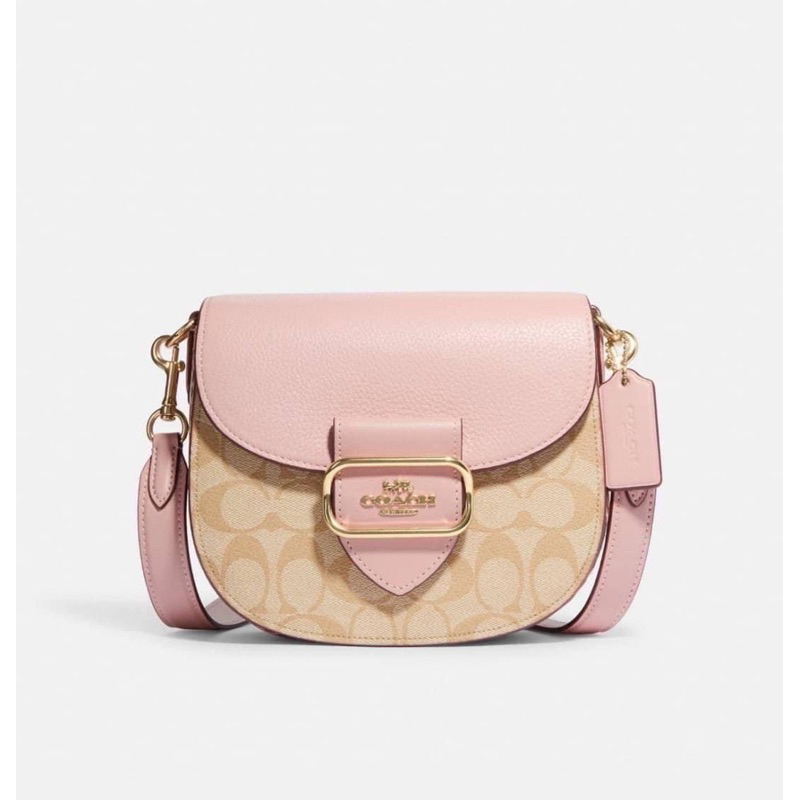 Coach Morgan Saddle Bag In Signature Canvas | Shopee Thailand