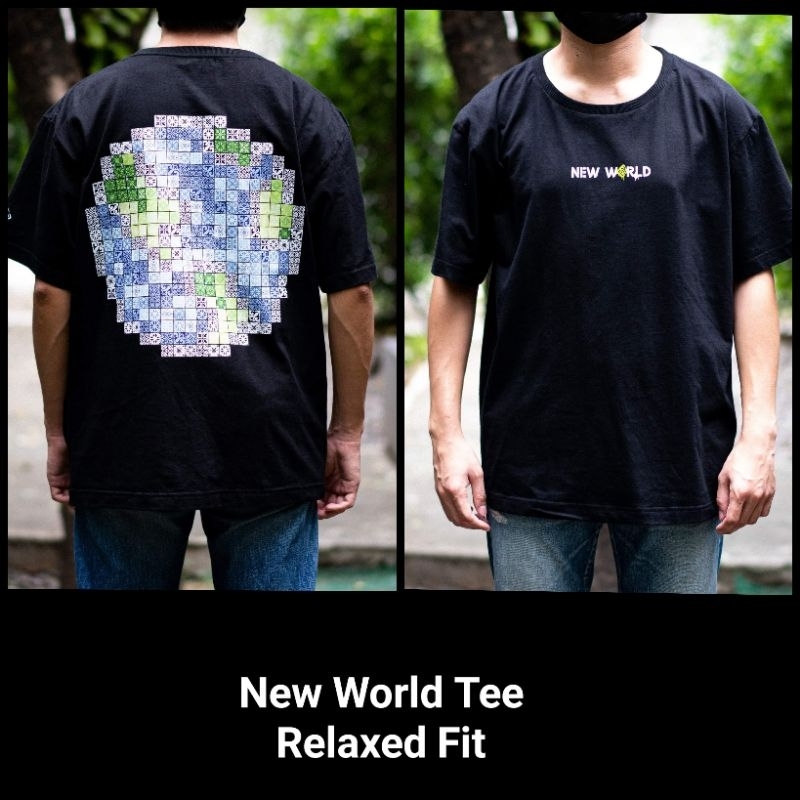 NEW~ Indigoskin New World Tee Relaxed Fit ของแท้ 100% | Shopee Thailand