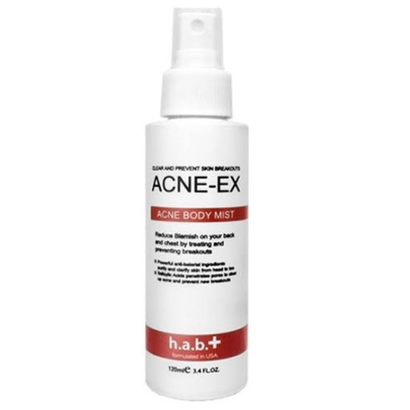 ACNE-EX Body Spray ขนาด 120 ml. สเปรย์สำหรับผู้ที่มีปัญหาสิวที่แผ่นหลัง ...