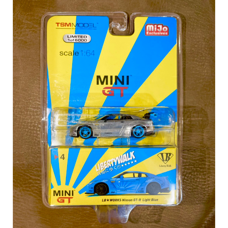 Mini Gt Chase Nissan GTR R35 no.4 ตัวพิเศษล้อฟ้า สีเงิน | Shopee Thailand