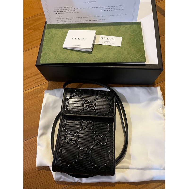 Like new Gucci Phone bag fullset ใบเสร็จไทย | Shopee Thailand