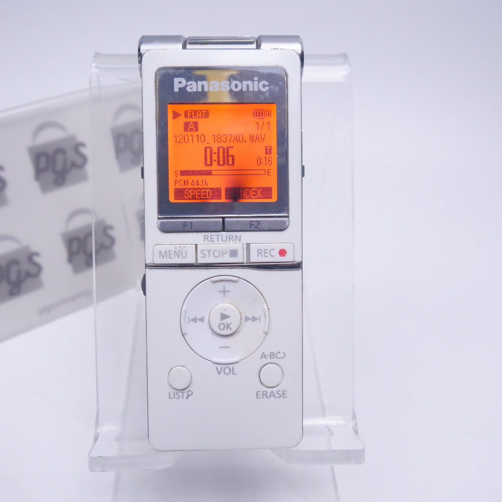 เครื่องบันทึกเสียง Panasonic IC Recorder RR XS420 มือสองใช้งานได้ปกติ ...