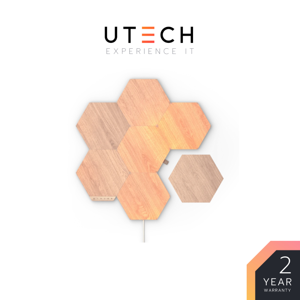 Nanoleaf Elements Nanoleaf Elements Hexagon Smarter Kit (7 Panels) by UTECH | Shopee Thailand