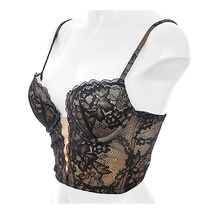 Annebra บราเสริมทรง ตะขอหลัง คอวี มีโครง เสริมฟองน้ำ Push up Mold bra ...
