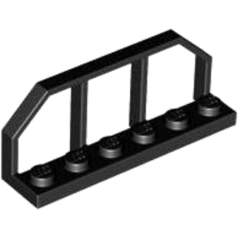 Part Lego 6583, 58494 Plate, Modified 1 x 6 with Train Wagon End ...