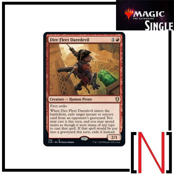 [MTG][Single][LCC] Dire Fleet Daredevil ระดับ Rare [ภาษาอังกฤษ ...