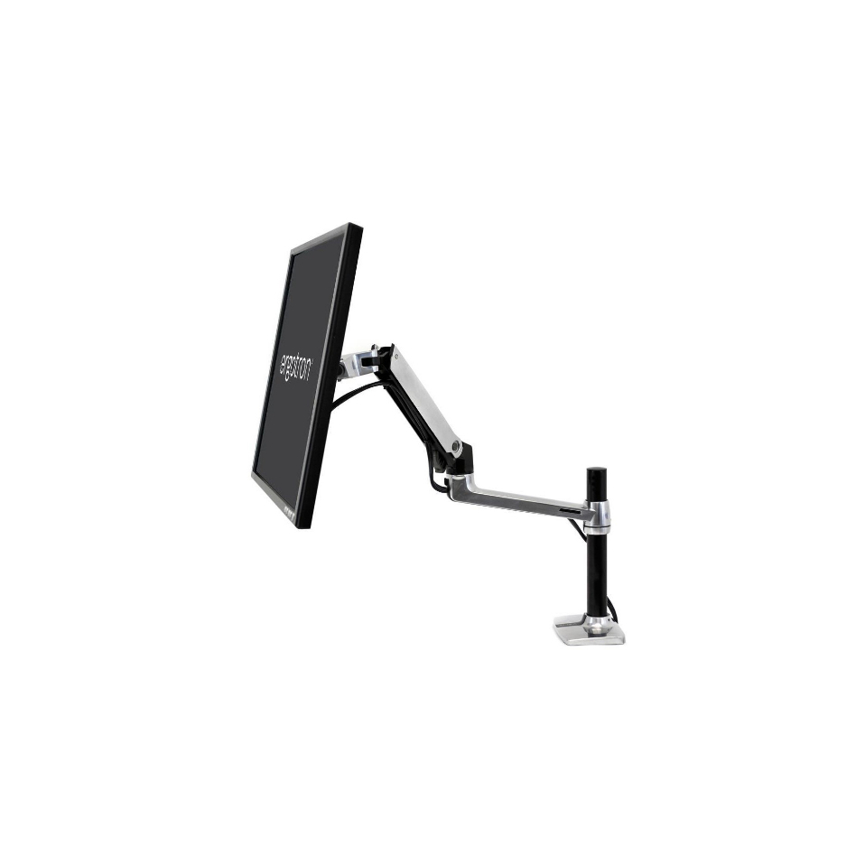Ergotron 45-295-026 LX Desk Mount Monitor Arm, Tall Pole (13.25 ...