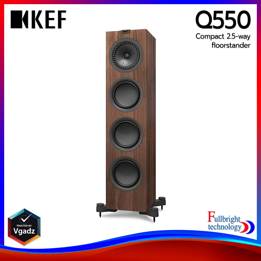 KEF Q550 (PC) Floorstanding Speaker ลำโพงตั้งพื้นขนาด 5.25 นิ้ว รับประกันศูนย์ไทย 1 ปี (ราคาต่อ ...