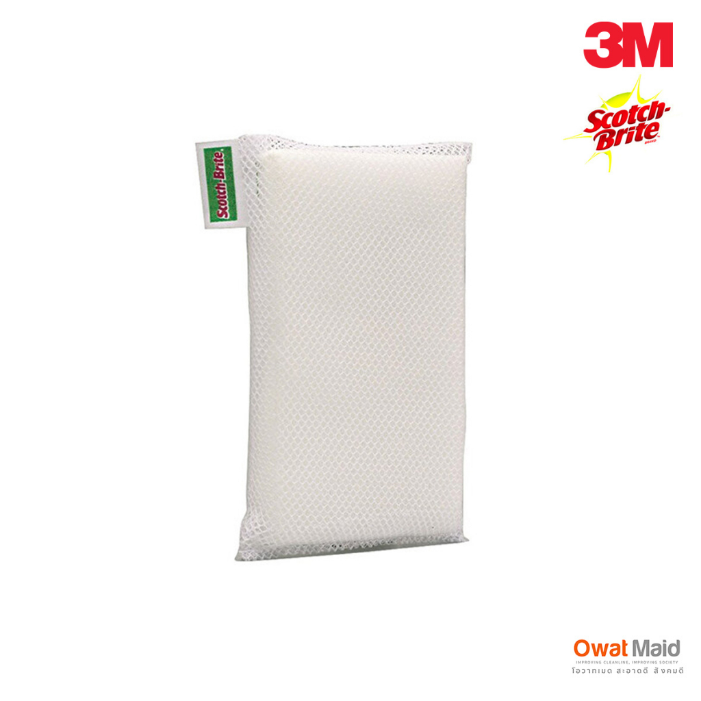 3M ฟองน้ำตาข่าย 3เอ็ม SPONGE NET LT 13.5 X 8 X 2CM | Shopee Thailand